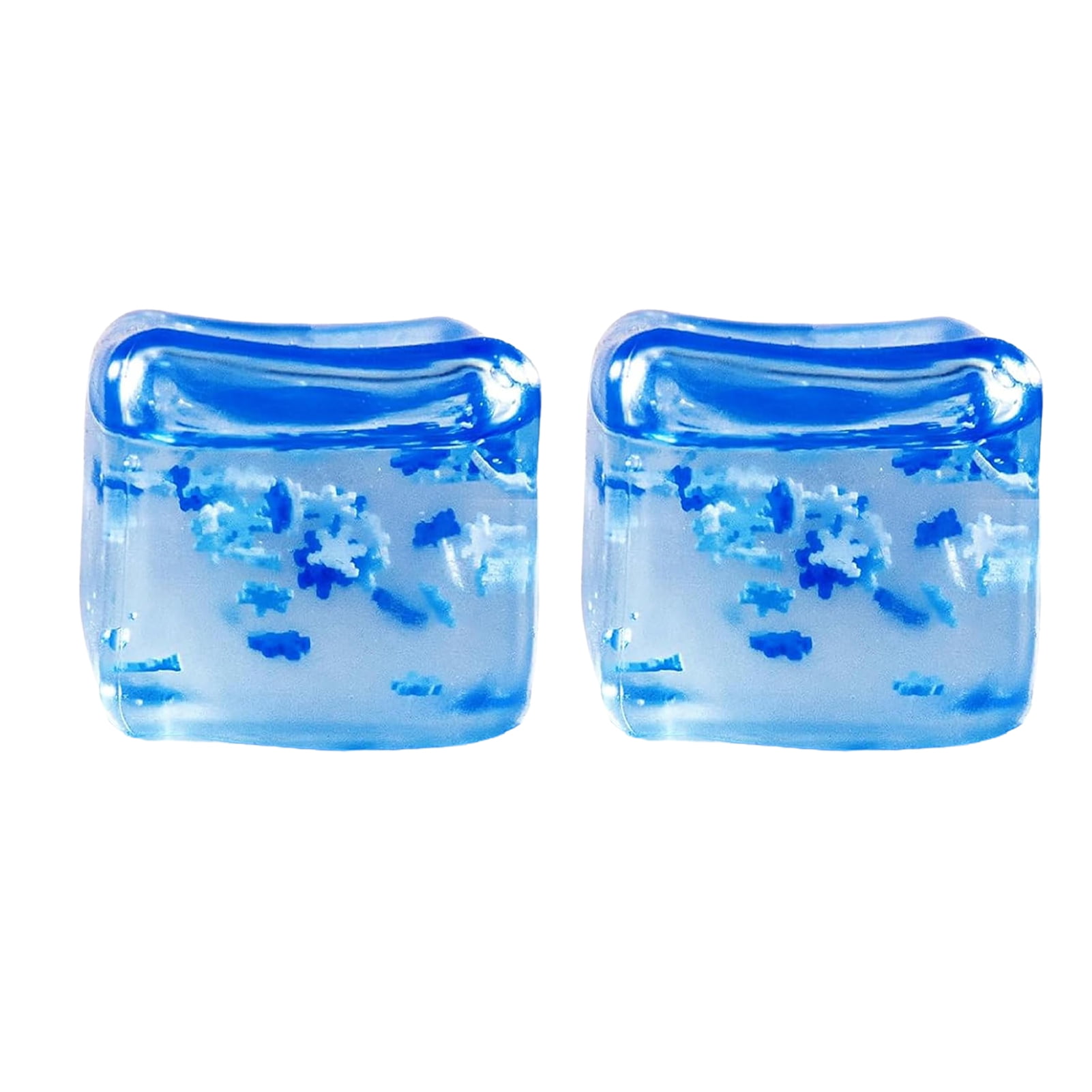 1/2/4Pcs Stress Cube Fidget Toy TPR Slow Rebound Anxiety Relief Liquid ...