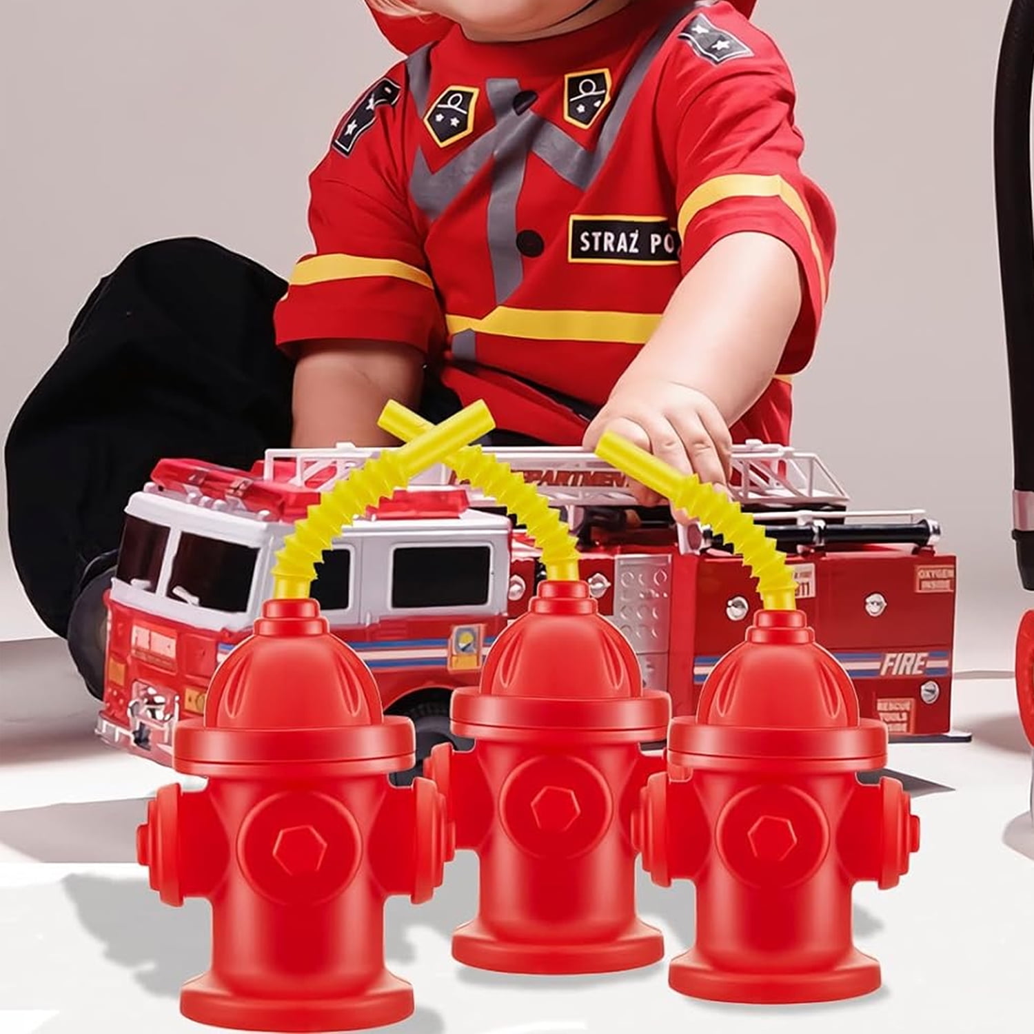 1/2/4pcs, Fire Hydrant Design Tumbler With Lid And Straw, Novelty ...