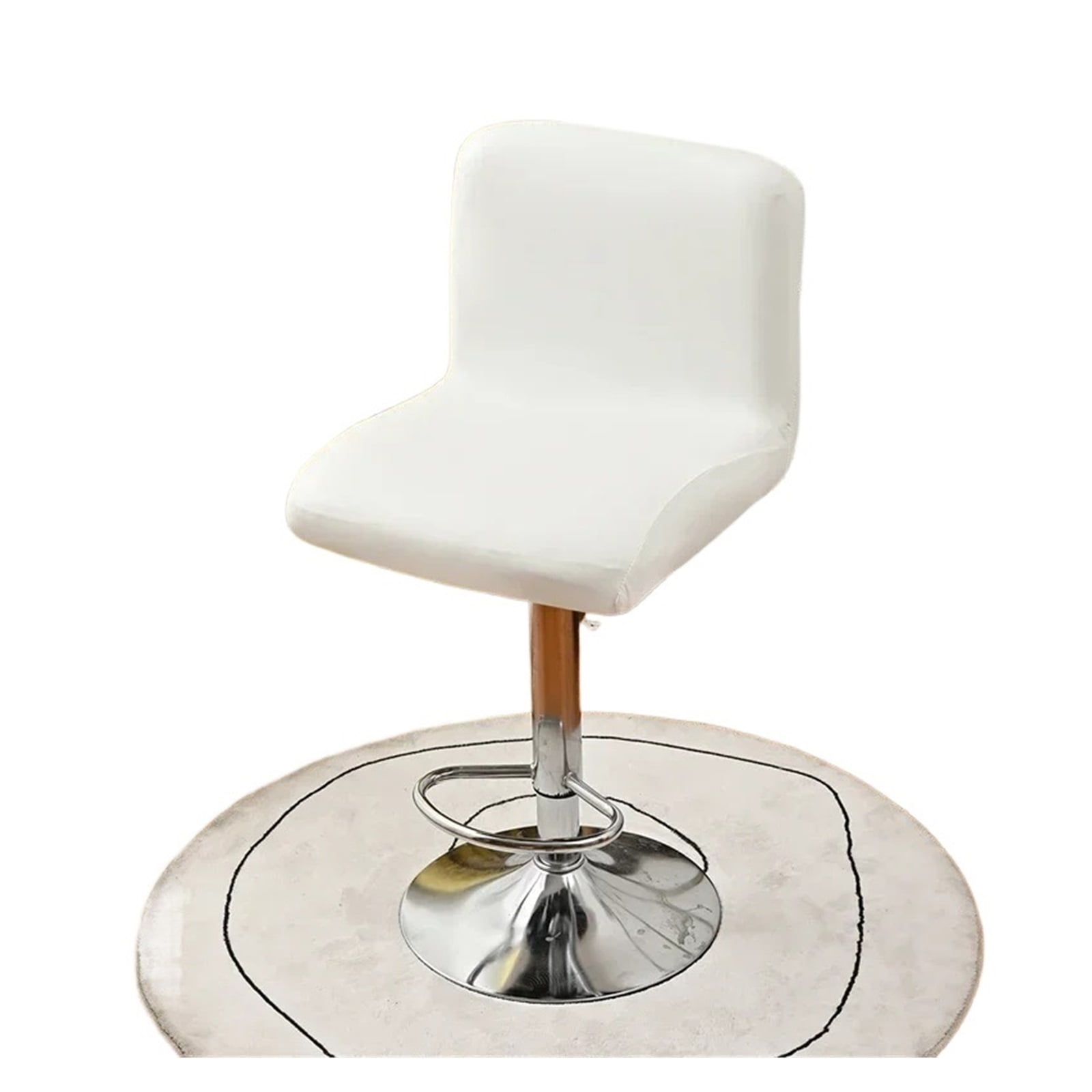 1/2/4pcs Pu Leather Bar Stool Chair Cover Waterproof Stretch Office ...
