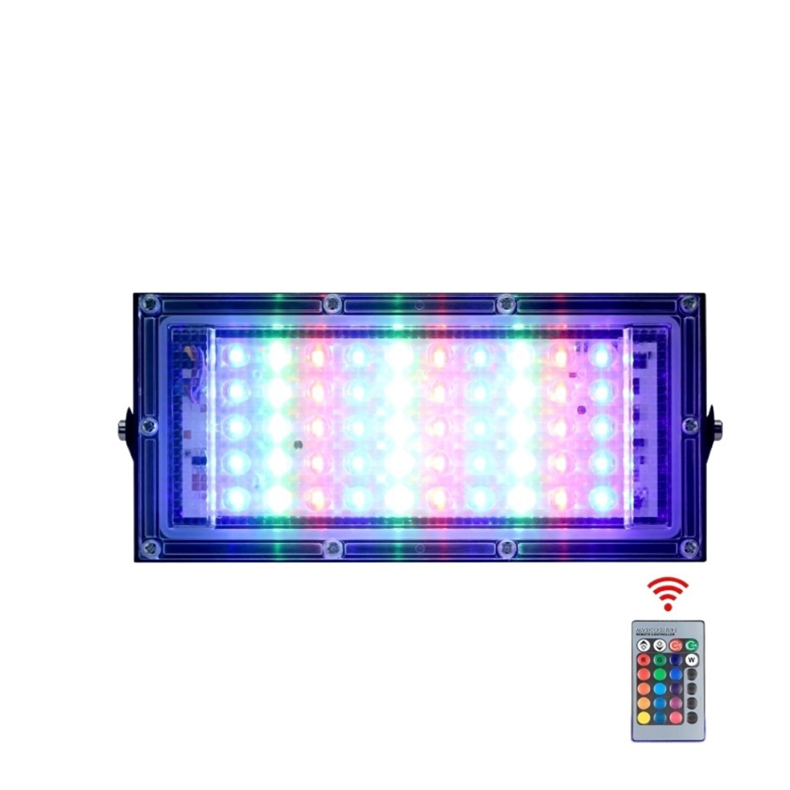 1/2/4pcs/lot 100W 50W RGB Flood Light Lamp Outdoor Lighting Floodlight ...