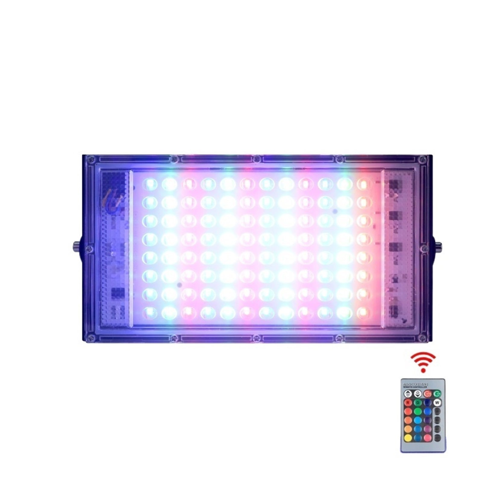 1/2/4pcs/lot 100W 50W RGB Flood Light Lamp Outdoor Lighting Floodlight ...