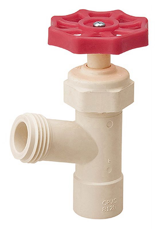 1/2" (5/8" Outer Diameter) CPVC Boiler Drain, Up To 100 PSI At 180 Deg ...