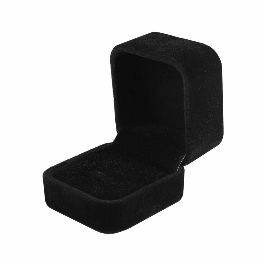1/2/5 Pcs Velvet Jewelry Ring Boxes Earring Gift Storage Boxes Wedding ...