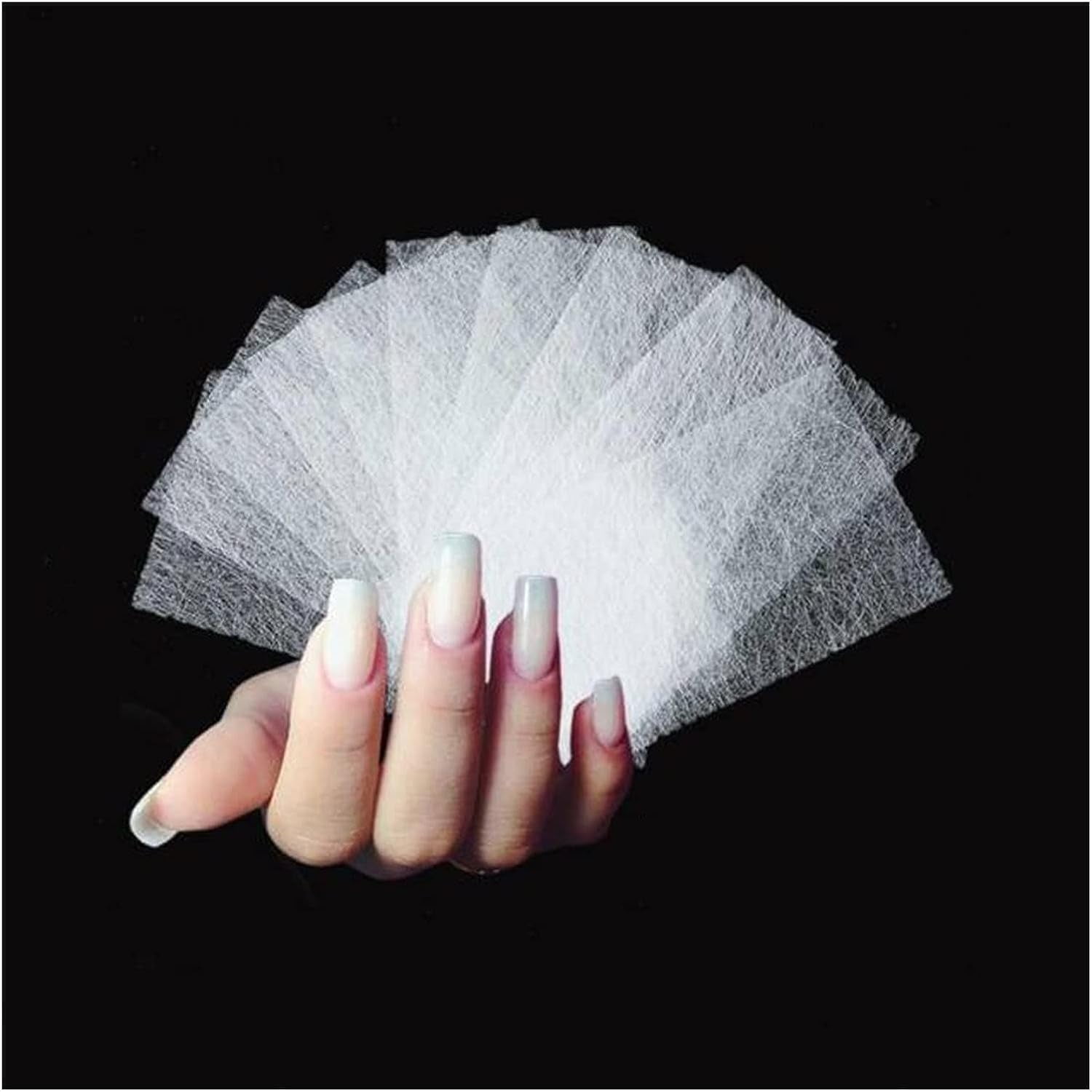 1/2/5M Nail Art Fiberglass for DIY UV Gel Nails Extension Tips White ...