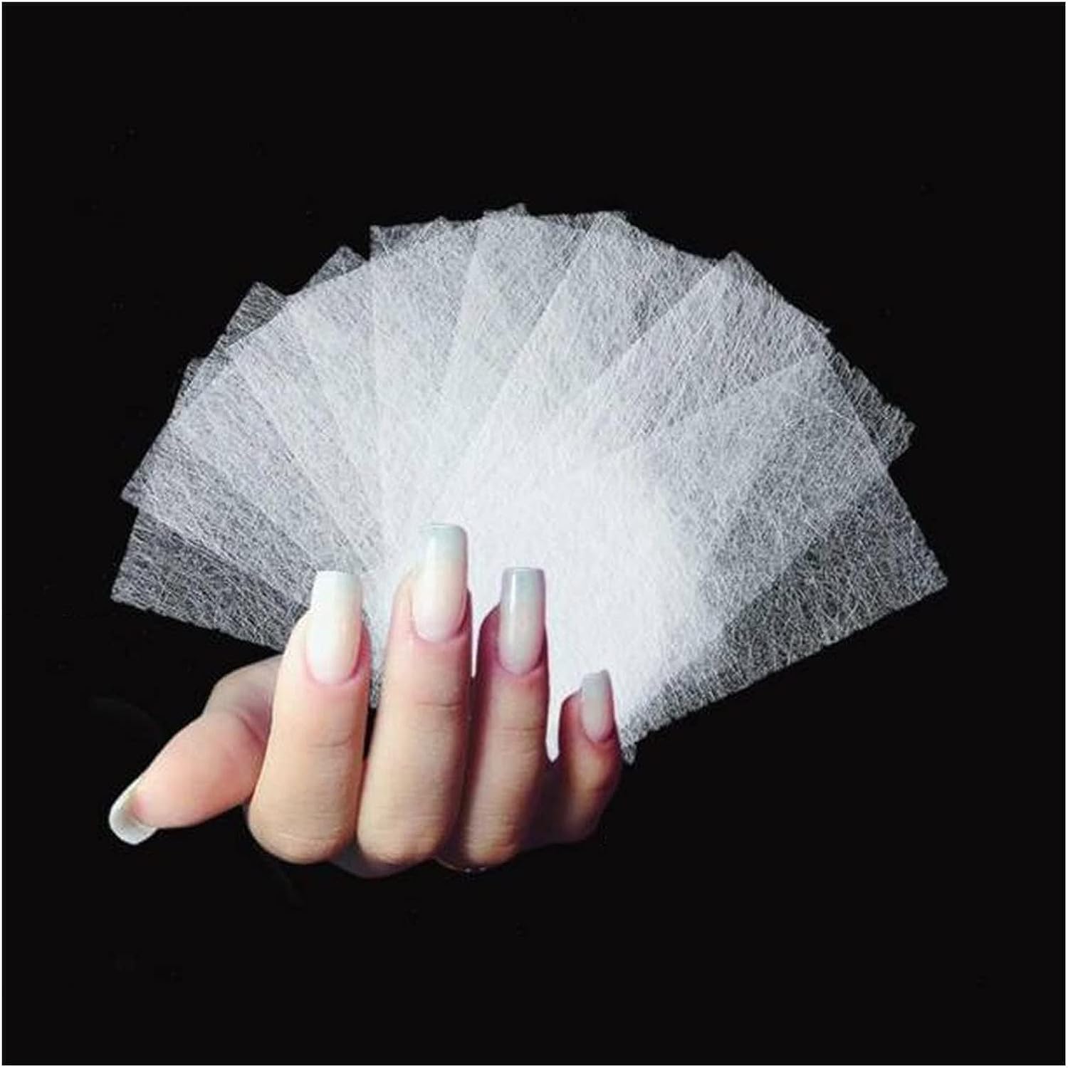 1/2/5M Nail Art Fiberglass for DIY UV Gel Nails Extension Tips White ...
