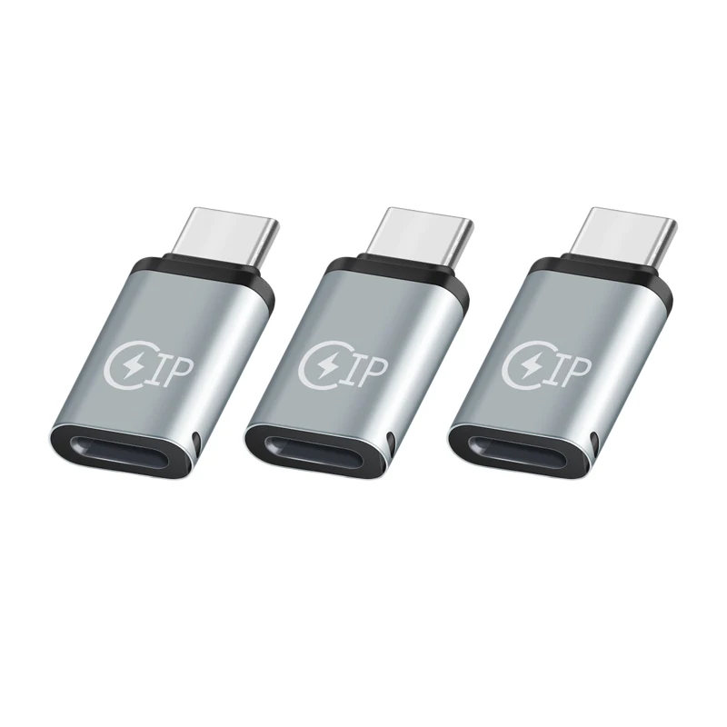 1/2/5Pcs IOS To Type C Converter Fast Charger Adapter Type C To 8 Pin ...