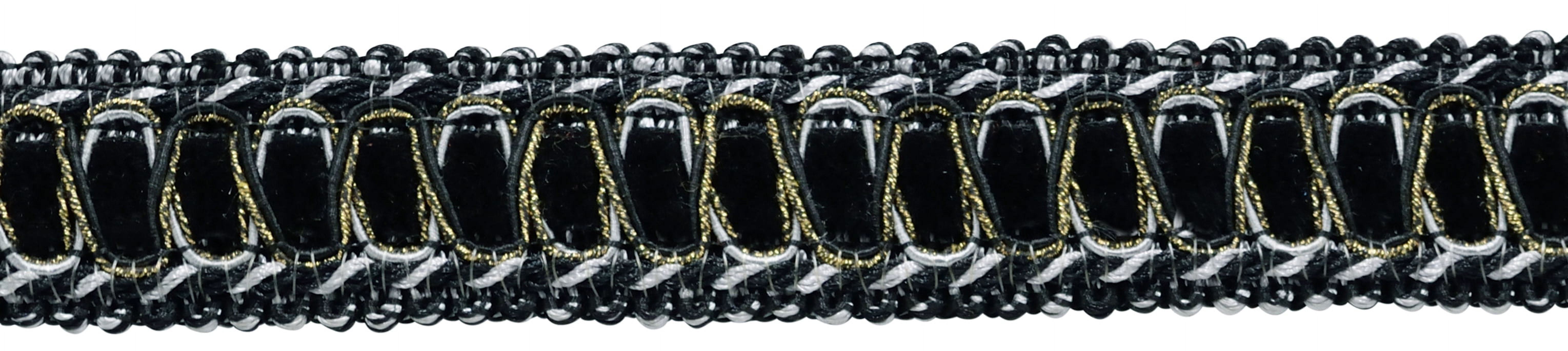 1" (2.5cm) Noblesse Collection Vintage Velvet Ribbon Gimp Braid Trim ...