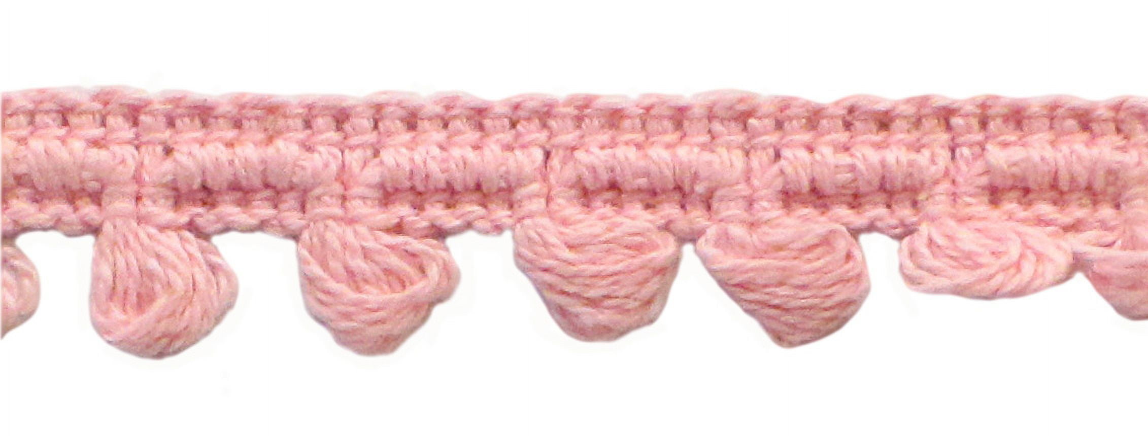 1" (2.5cm) Short Knitted Gimp Braid with Hanging Loop | Fringe Trim ...