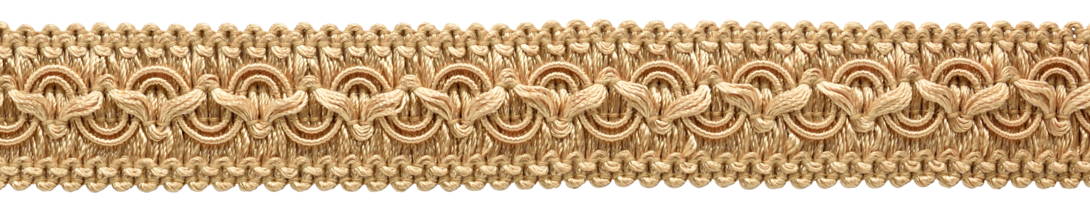 1" (2.5cm) Solid Wide Gimp Braid Trim # 0100SG, Champagne Gold #83 ...