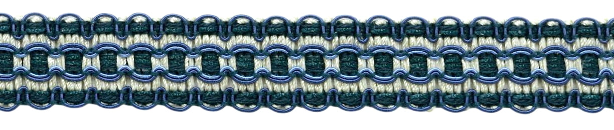1" (2.5cm) Veranda Collection Lavish Gimp Braid Trim # 0100VG, Polar ...