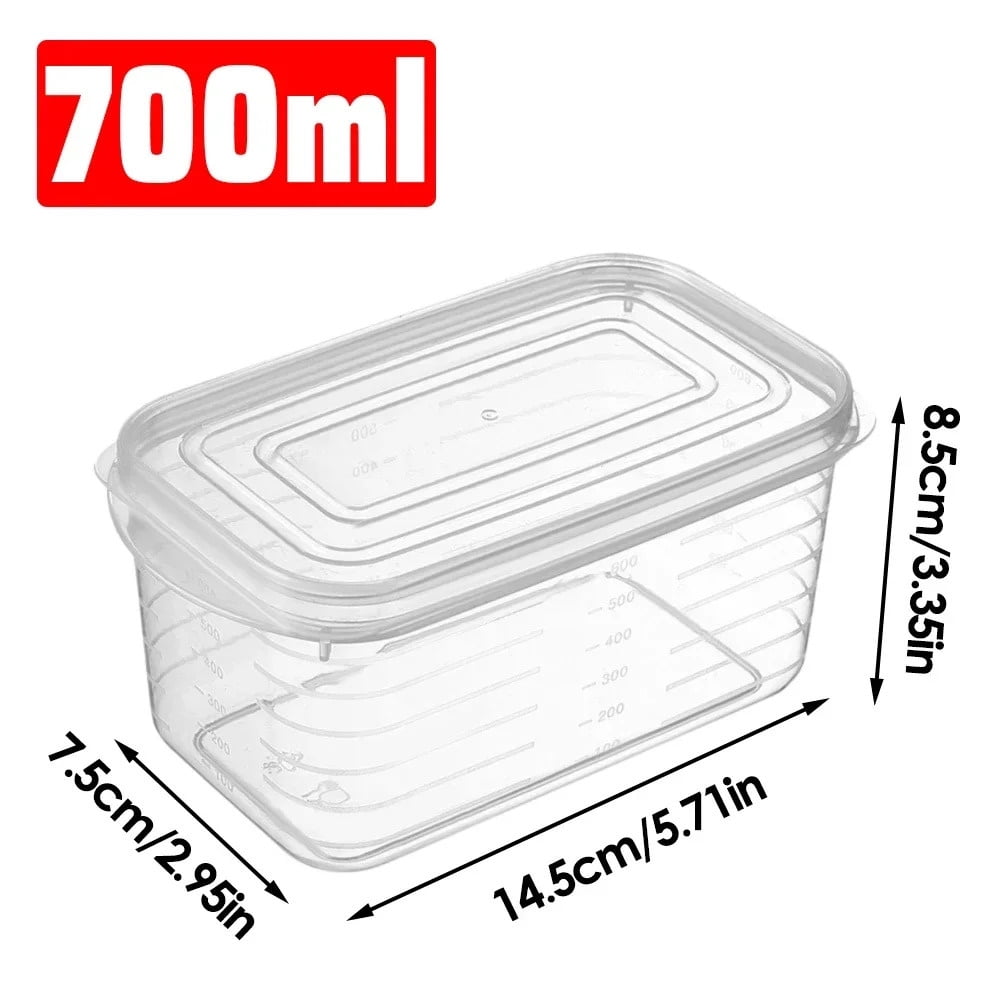 1/2/5pcs Refrigerator Storage Box Fridge Organizer Fresh Vegetable ...
