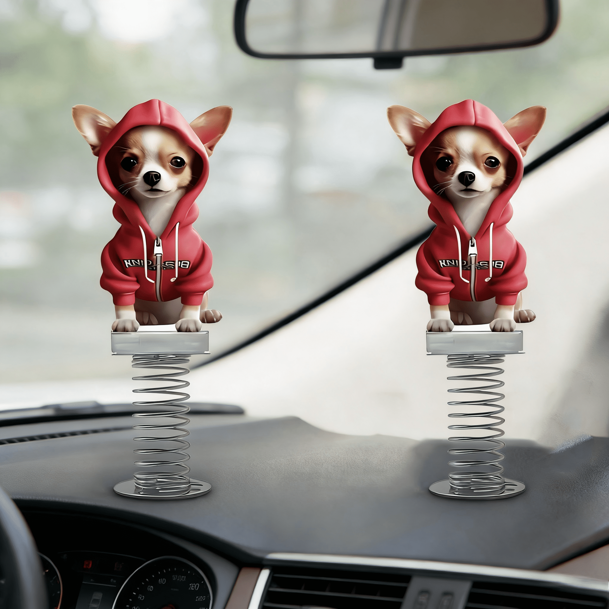 1/2/6PC Funny Cute Shy Kitty Bobble Figurines, 2D Flat Acrylic Shaking ...