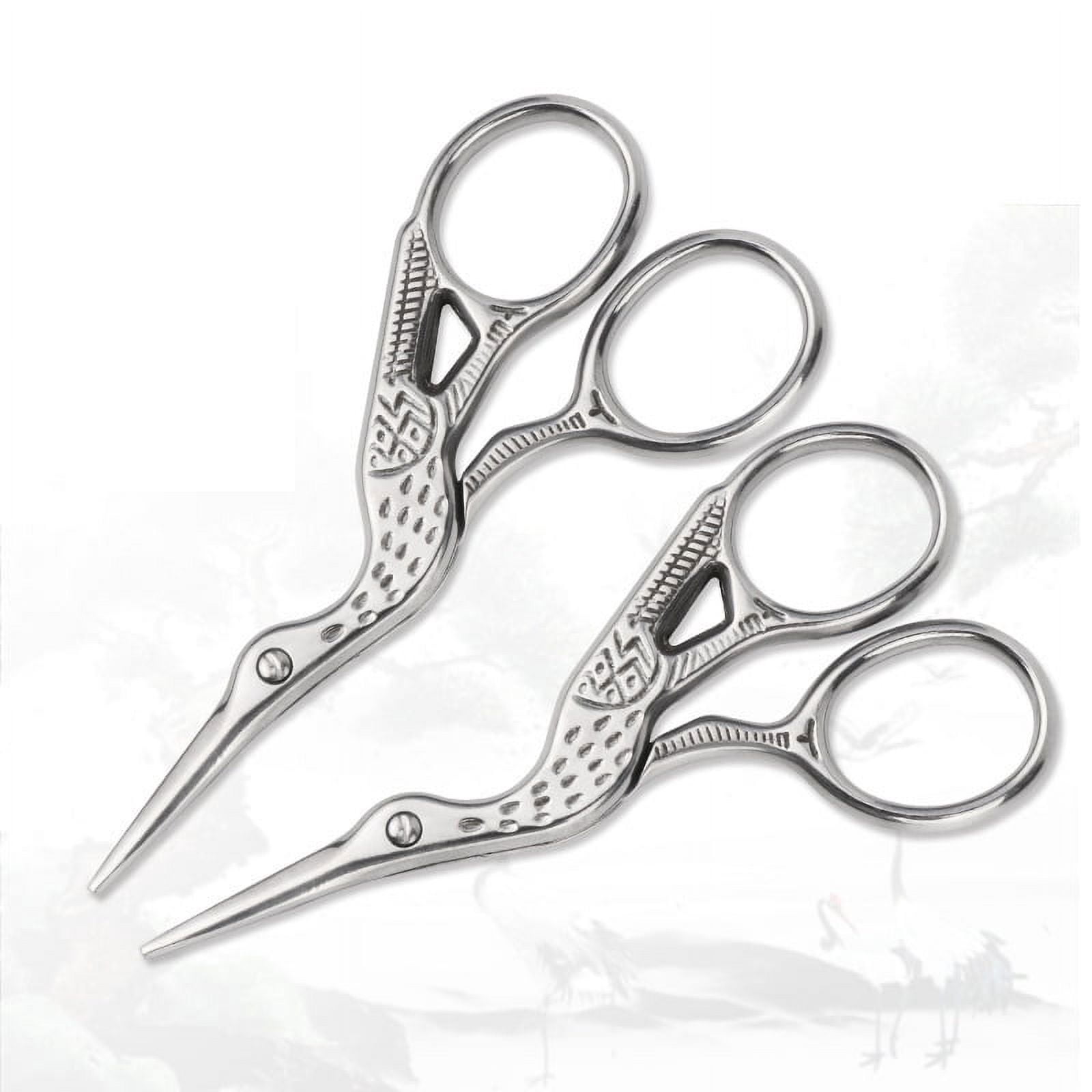 1 / 2 / 6PCS Stork Scissors, Crane Design Sewing Scissors Stainless ...