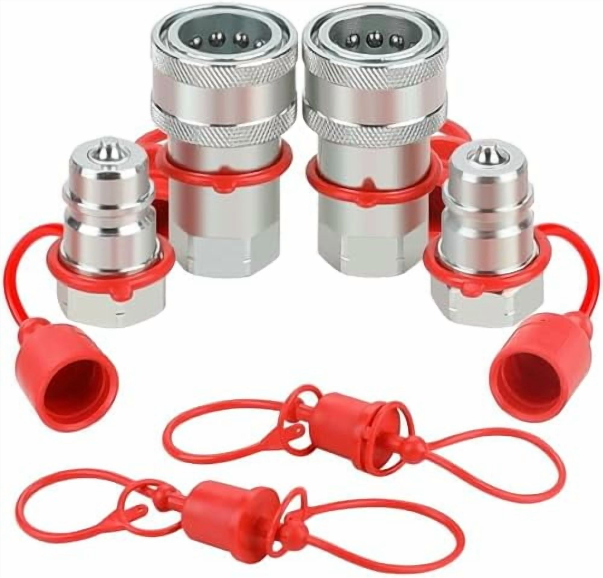 1/2'' Ag ISO 5675 Poppet Pioneer Hydraulic Quick Connect Coupler with ...