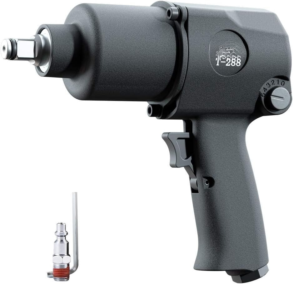 1/2" Air Impact Wrench, Double Hammers Impact , 520 ft. Lb, 1/4 Inch ...