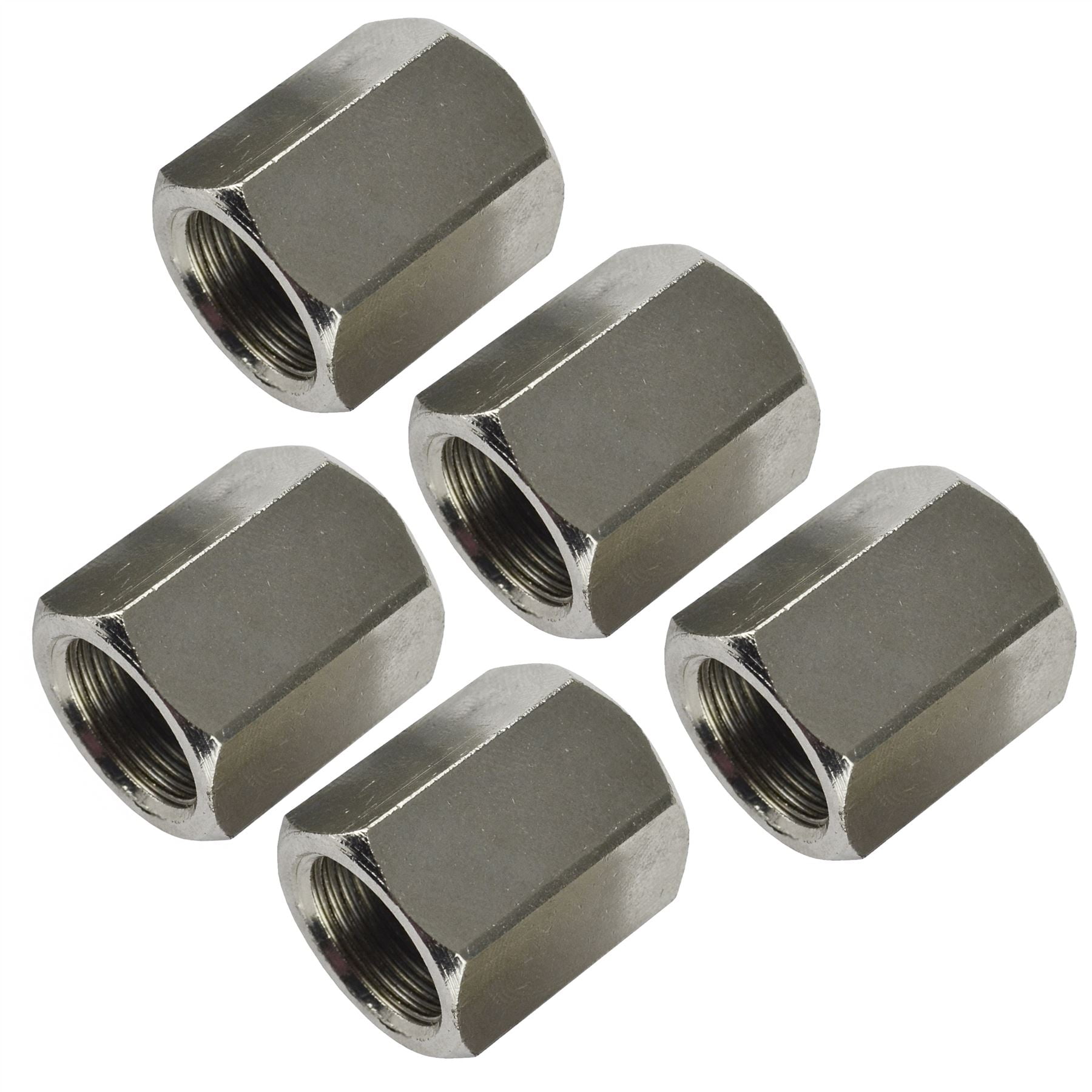 1/2" BSP Female to 1/2" BSP Female Threaded Bush Joiner Fitting 5 PACK ...