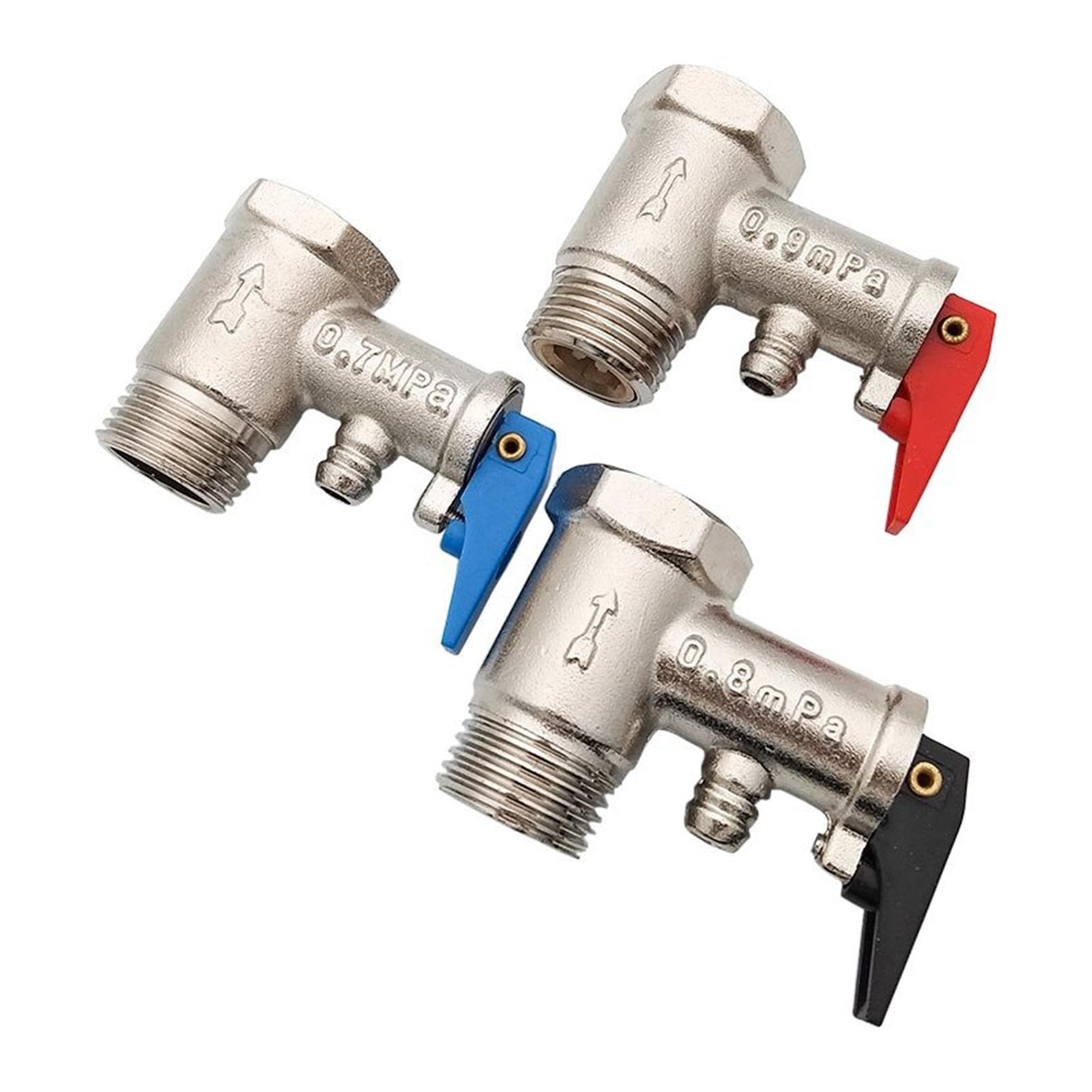 1/2" BSP Male Thread 0.7MPA 0.75MPA 0.8MPA Brass Pressure Relief ...