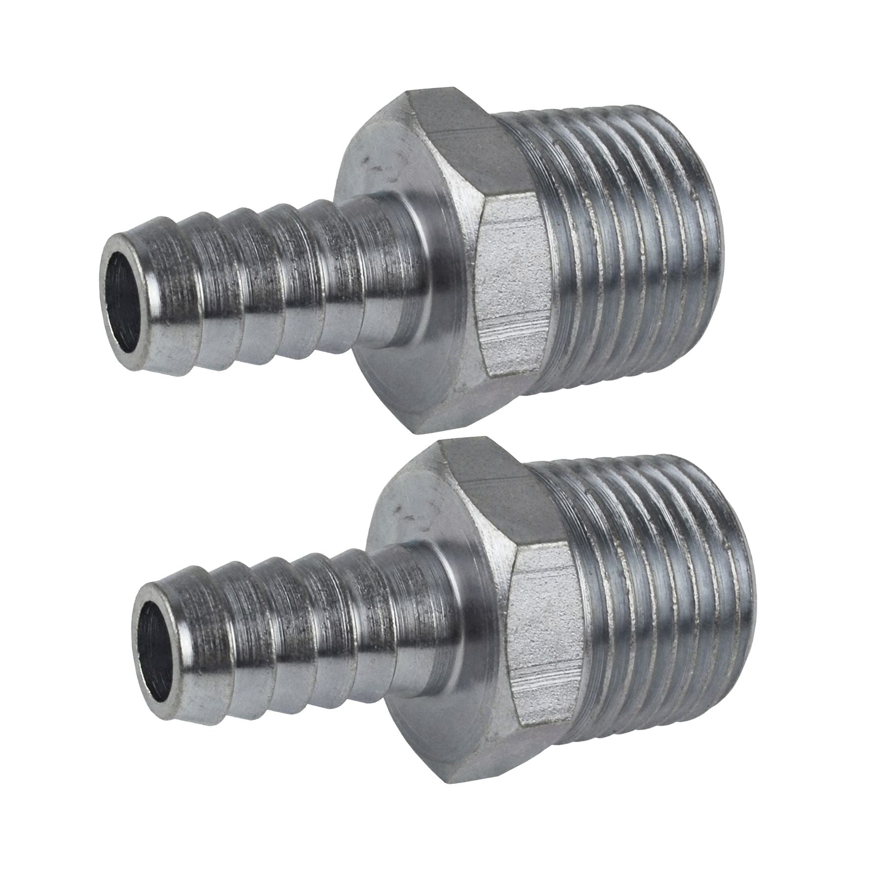 1/2" BSP Thread Hose Tail for 3/8" Pipe Air Line Fitting Hydraulic 2 ...