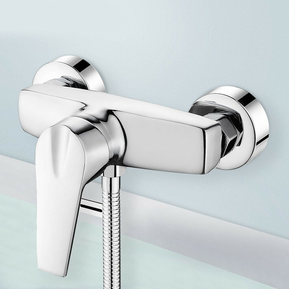 1/2" Bathroom Wall Mount Tub Shower Faucet, Bath Faucet Valve Mixer Tap ...