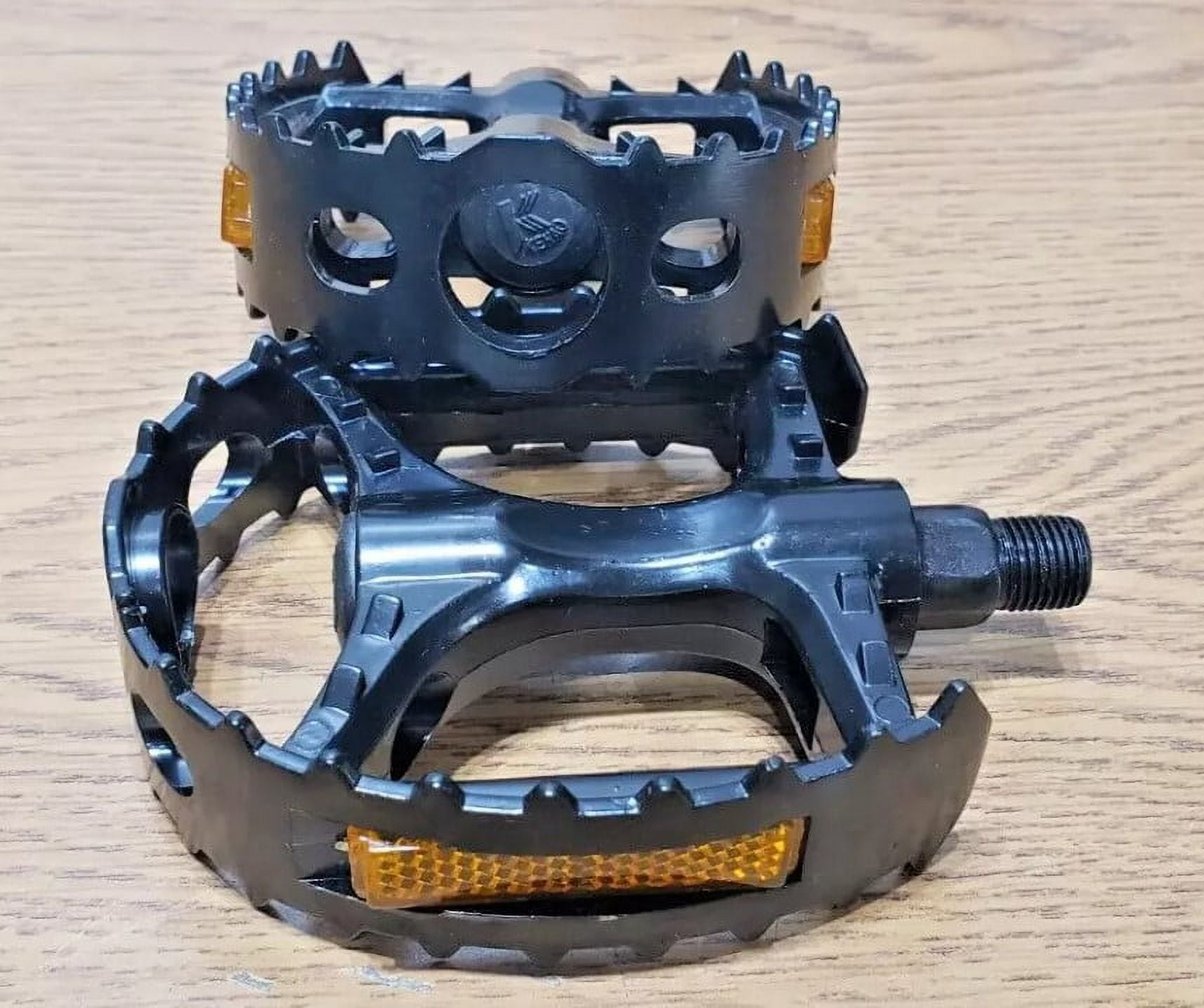 1/2" Bike BMX Cage Trap pedal. MTB Bicycle Pedals, Black color ...