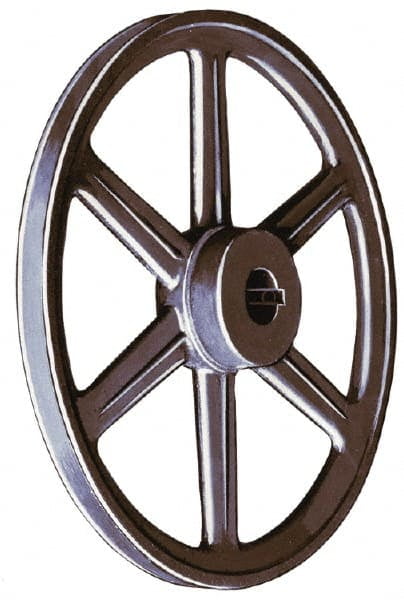 1/2" Bore Diam, 2-1/2" OD, Finished Bore Single Groove Sheave - Walmart.com