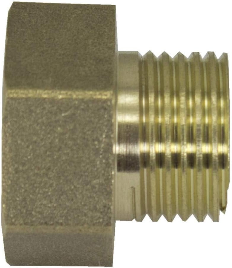 1/2" Brass Compression Coupling Fitting, 5 Pack - Walmart.com