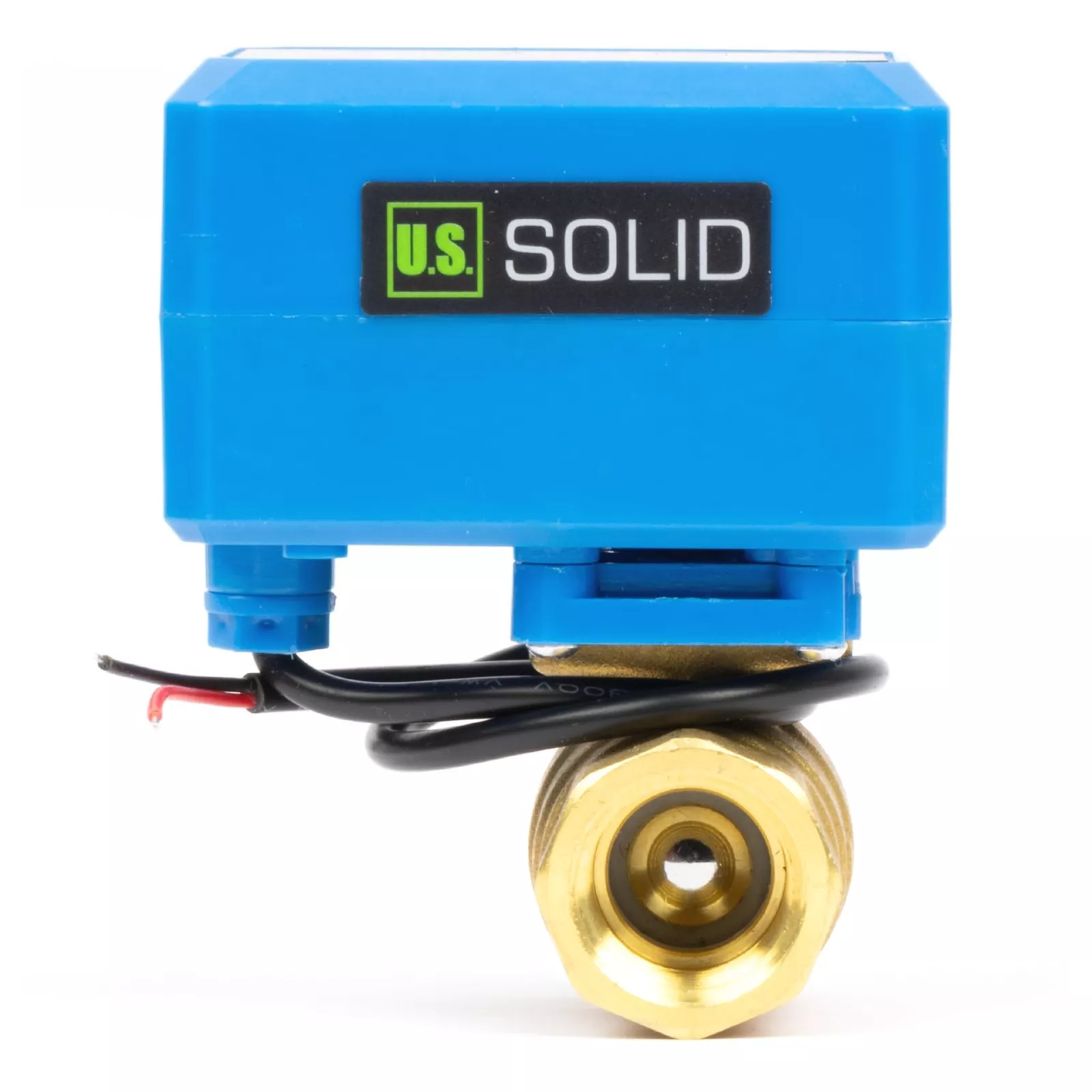 U. S. Solid Motorized Ball Valve with 2 Signal Lights, 1/2 inch, Brass ...
