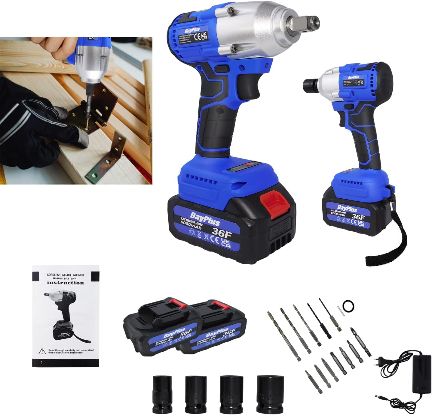 1/2" Brushless Cordless Impact Wrench, 20-Volt Compact Impact Wrench ...