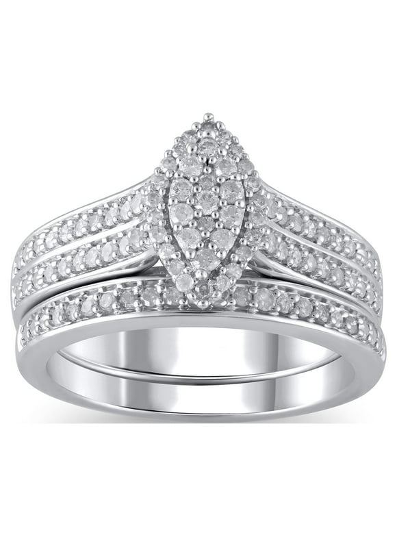 Forever Bride Wedding Ring Sets in The Wedding Shop - Walmart.com