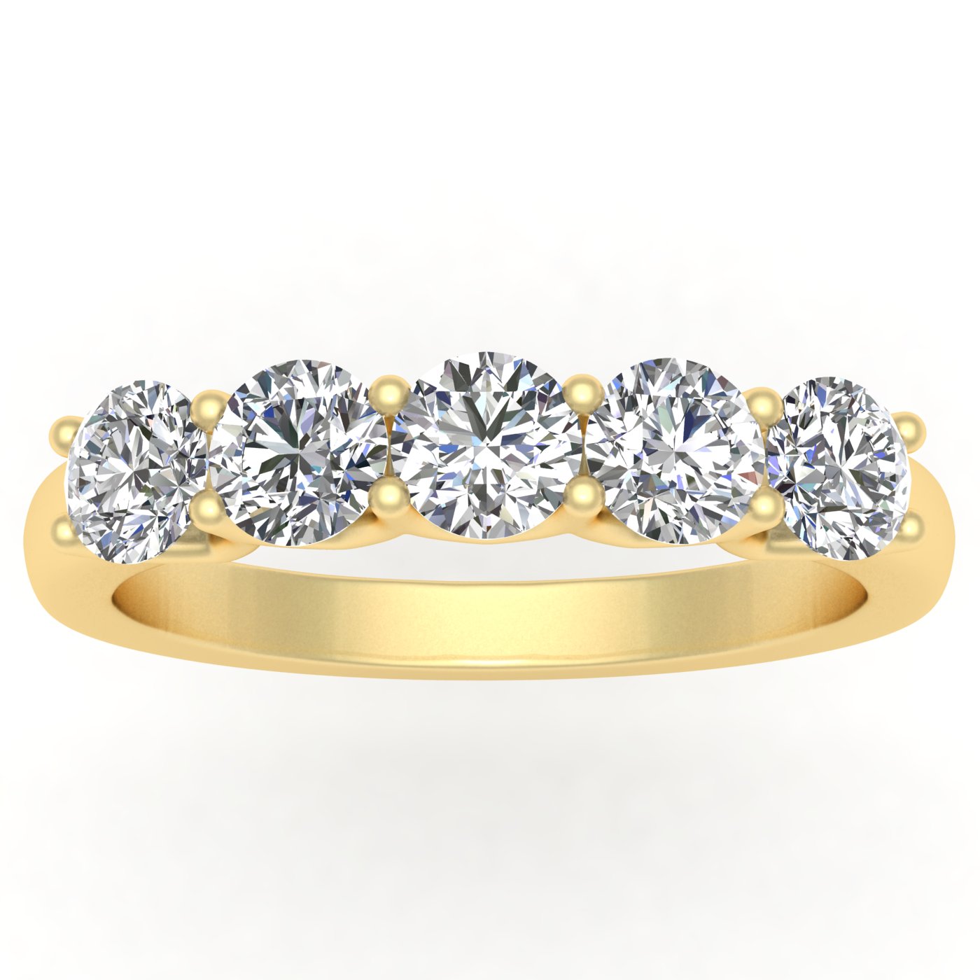 14kt Yellow Gold Womens Round Pave-set Diamond Crossover Band Ring 3/8 ...
