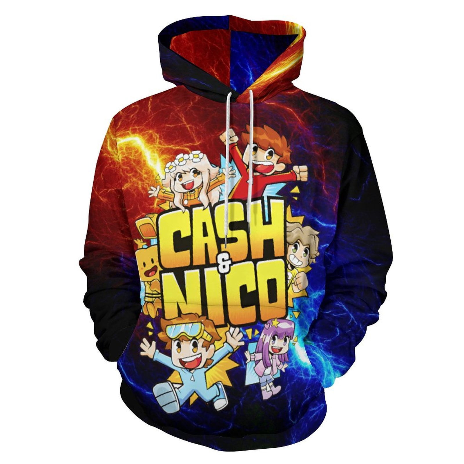 Cash And Nico Pullover Hoodie Casual Hooded Long Sleeves Sweatshirts ...