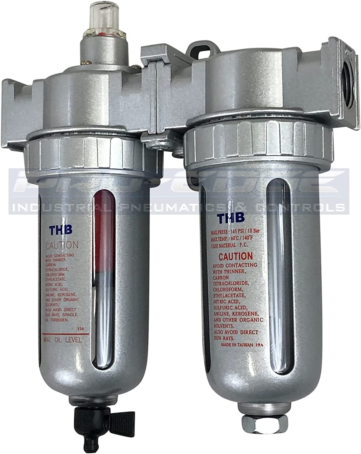 1/2" Compressed air in line Filter & Desiccant air Dryer Combination ...