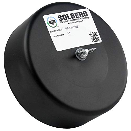 1/2" Compressor Air Intake Filter Silencer Housing Replacement Paper Element Solberg FS-14-050 ...