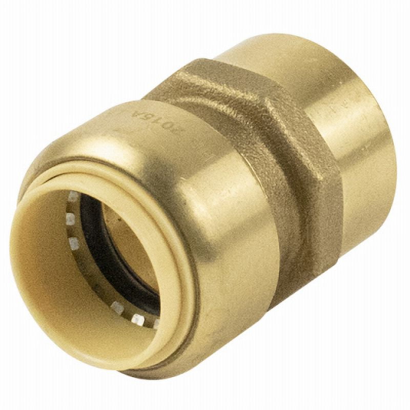 1/2" Copper x Female Push On Adapter Includes Insert For Pex Piping Fo ...