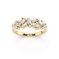 1/2 Cttw Baguette Cut Moissanite Eternity Wedding Bands Ring for Women ...