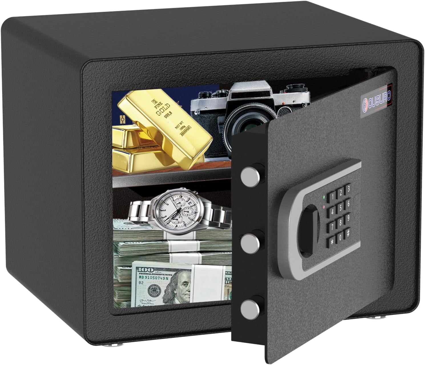 1.2 Cub Safe Box - Home Safe for Cash Money Jewelry Guns Documents ...