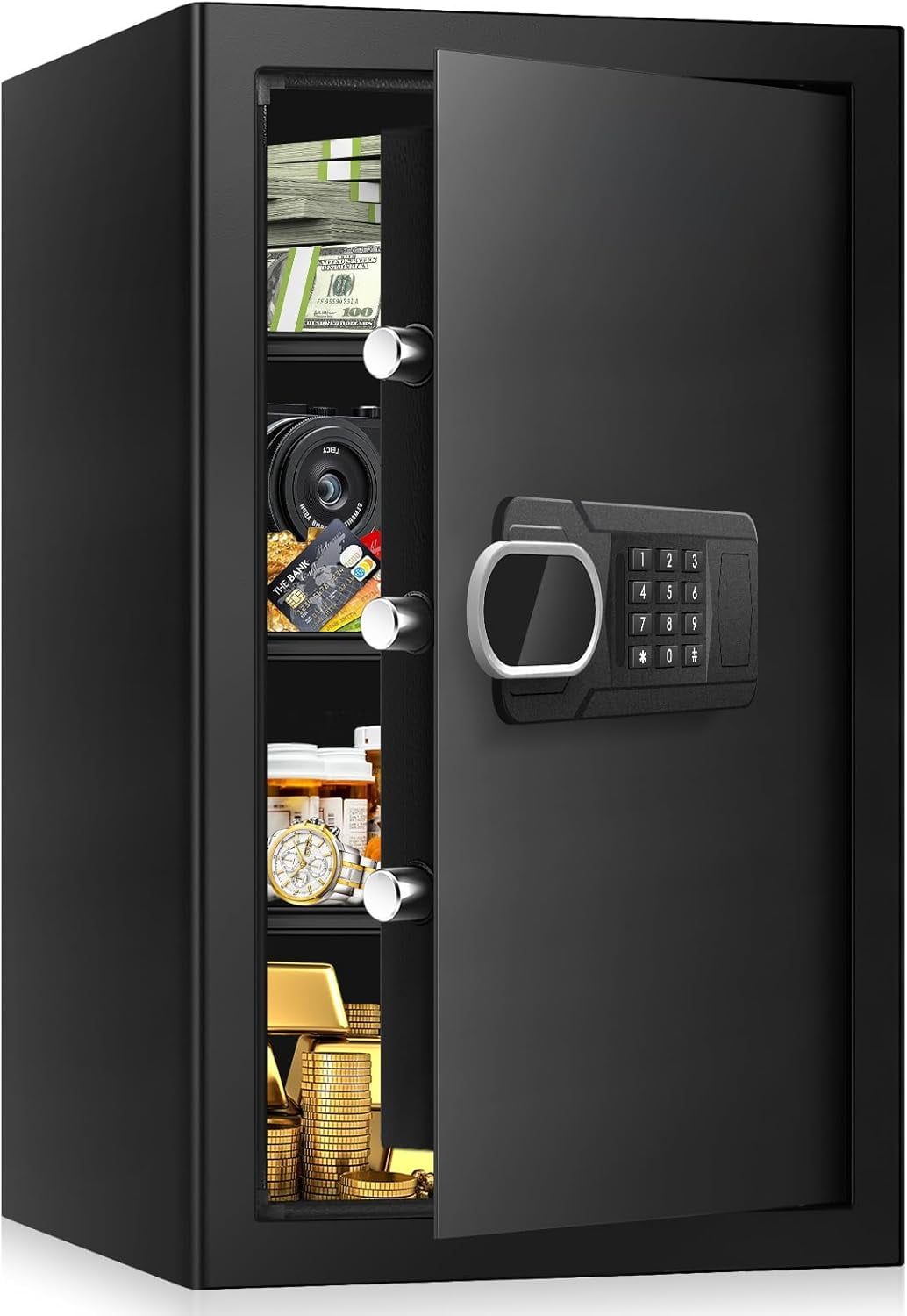 1.2 Cubic Feet Small Fire Safe Box for Home, Fireproof Lock Box ...