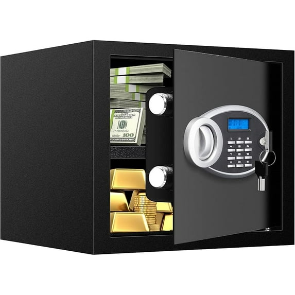 1.2 Cuft Safe Box Fireproof Waterproof for Home, Fire proof Safes with ...