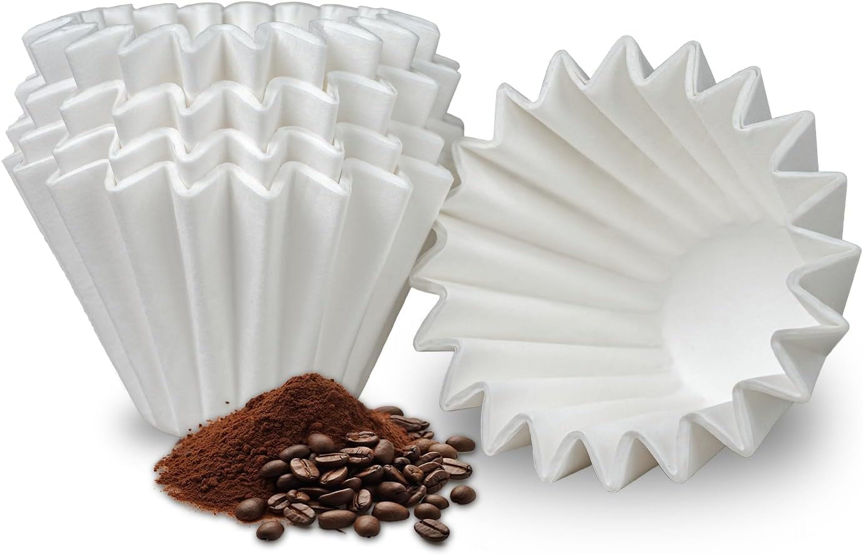 1-2 Cup Small Coffee Filters,100 Count Disposable Basket Coffee Filter ...