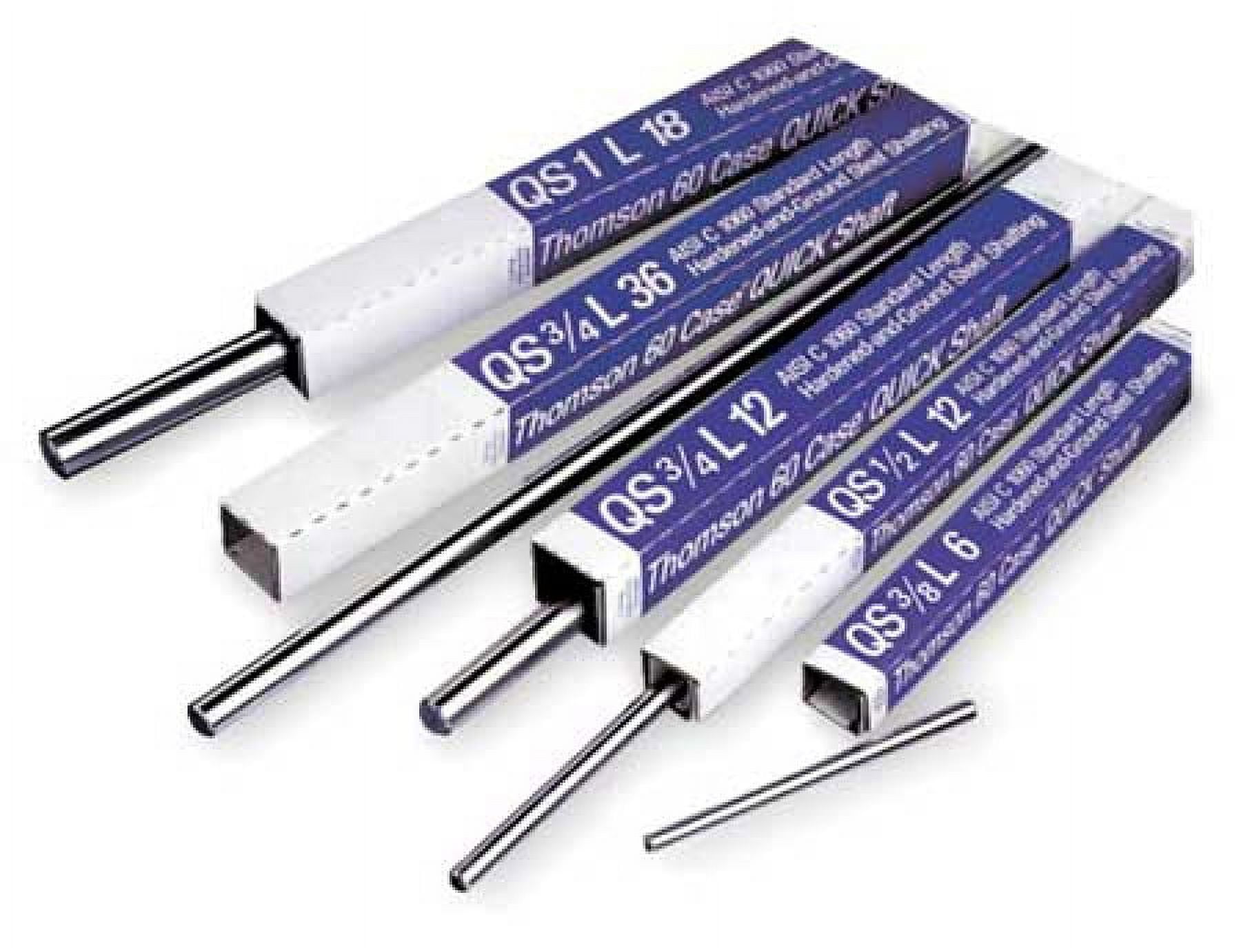 1/2" Diam, 18" Long, Steel Standard Round Linear Shafting - Walmart.com