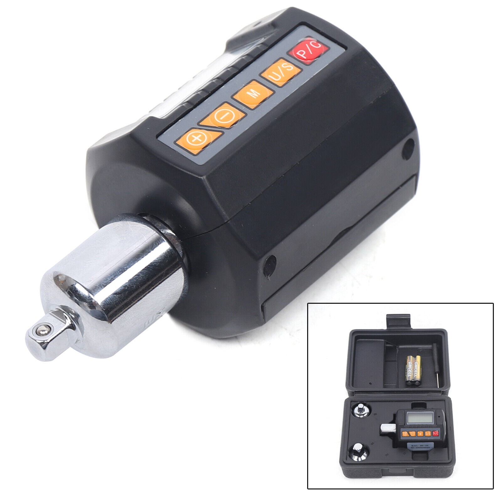 1/2" Digital Torque Wrench Adaptor Set Replaceable Ratchet Head High ...