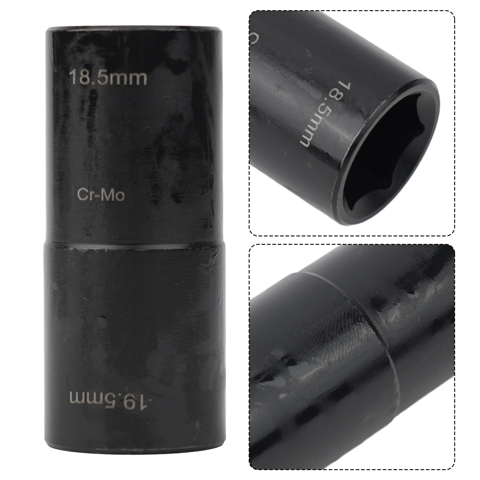 1/2 Dr 18.5mm x 19.5mm Damaged Lug Socket Tool Deep Length Flip Set ...