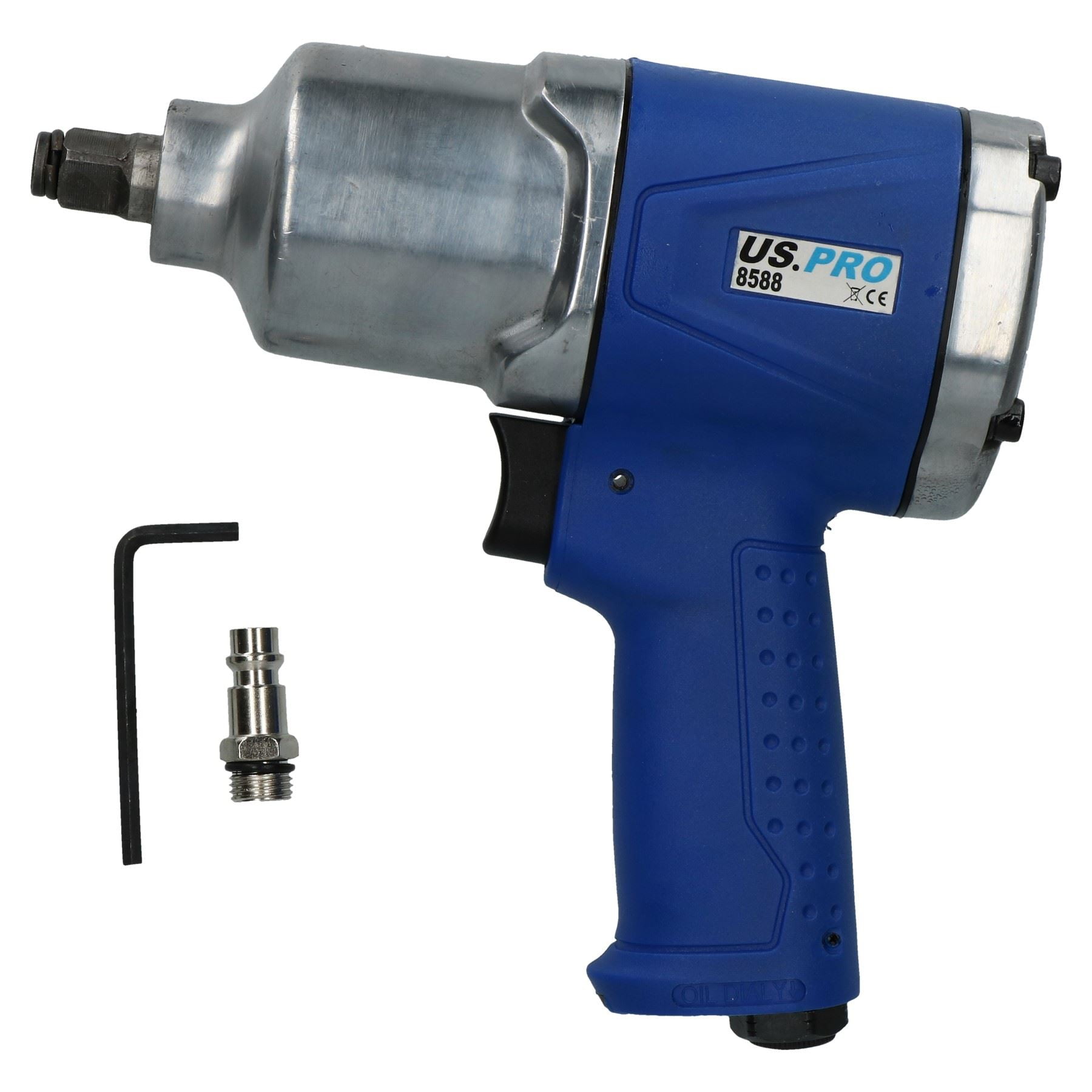 1/2" Drive Air Pneumatic Impact Gun Wrench Reversible 569Nm 420ft/lb ...