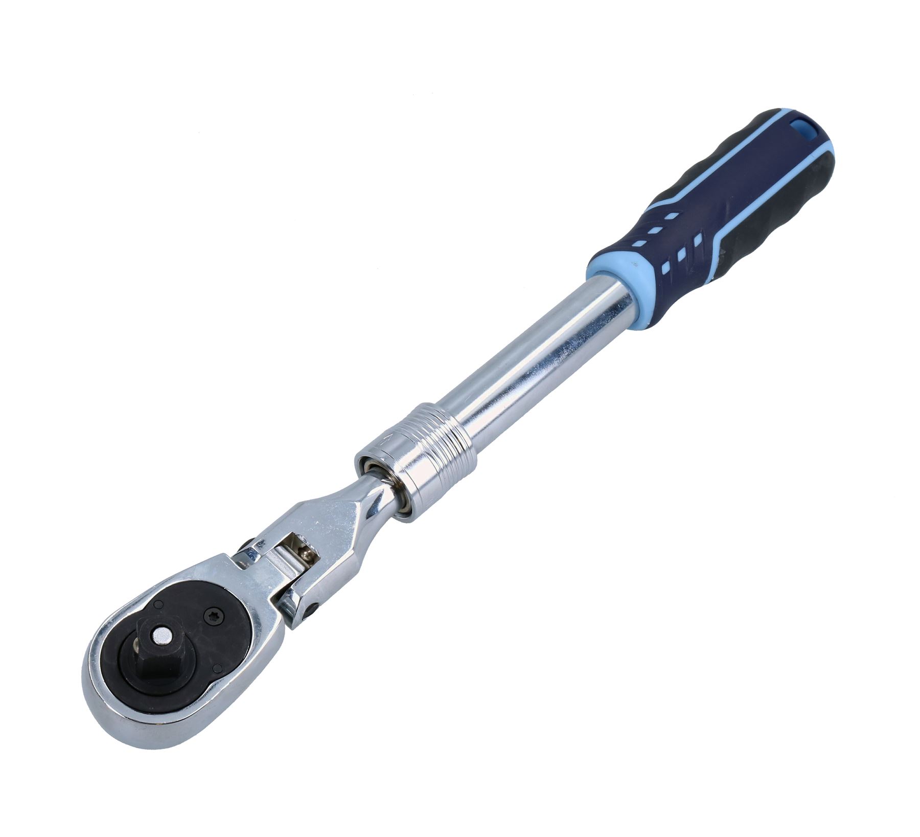 1/2" Drive Extendable + Flexible Ratchet Socket Driver 72 Teeth Quick ...