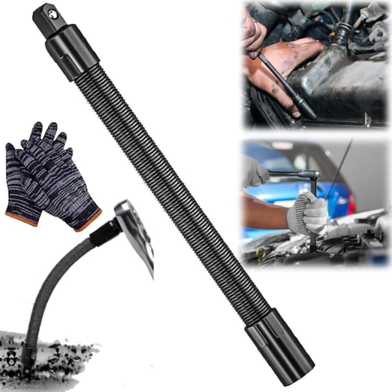 1/2" Drive Flexible Shaft Extension Bar, Heavy-Duty Torque Socket ...