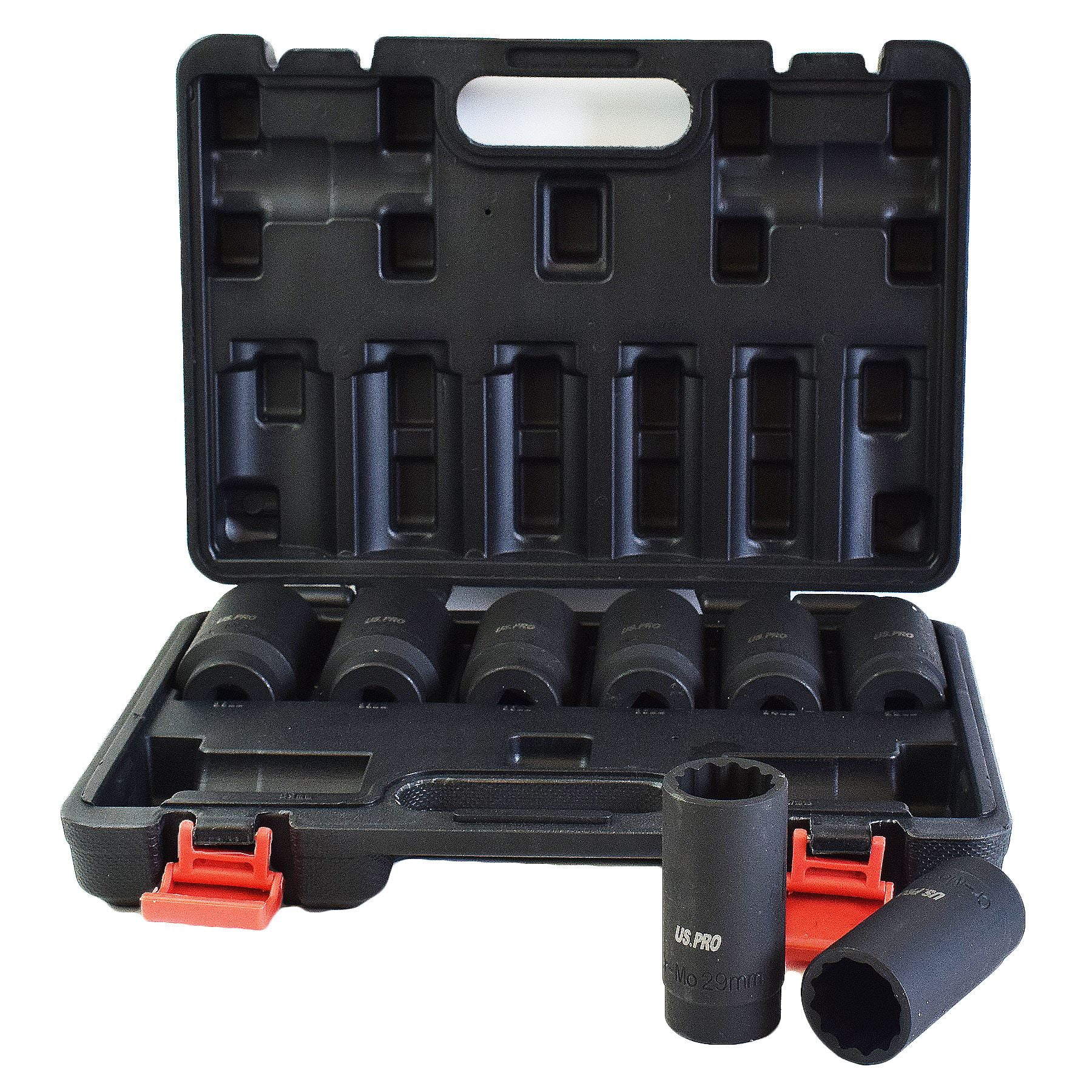 1/2" Drive Lug Wheel Nut Axle Impact Sockets Metric Sizes 29mm - 39mm ...