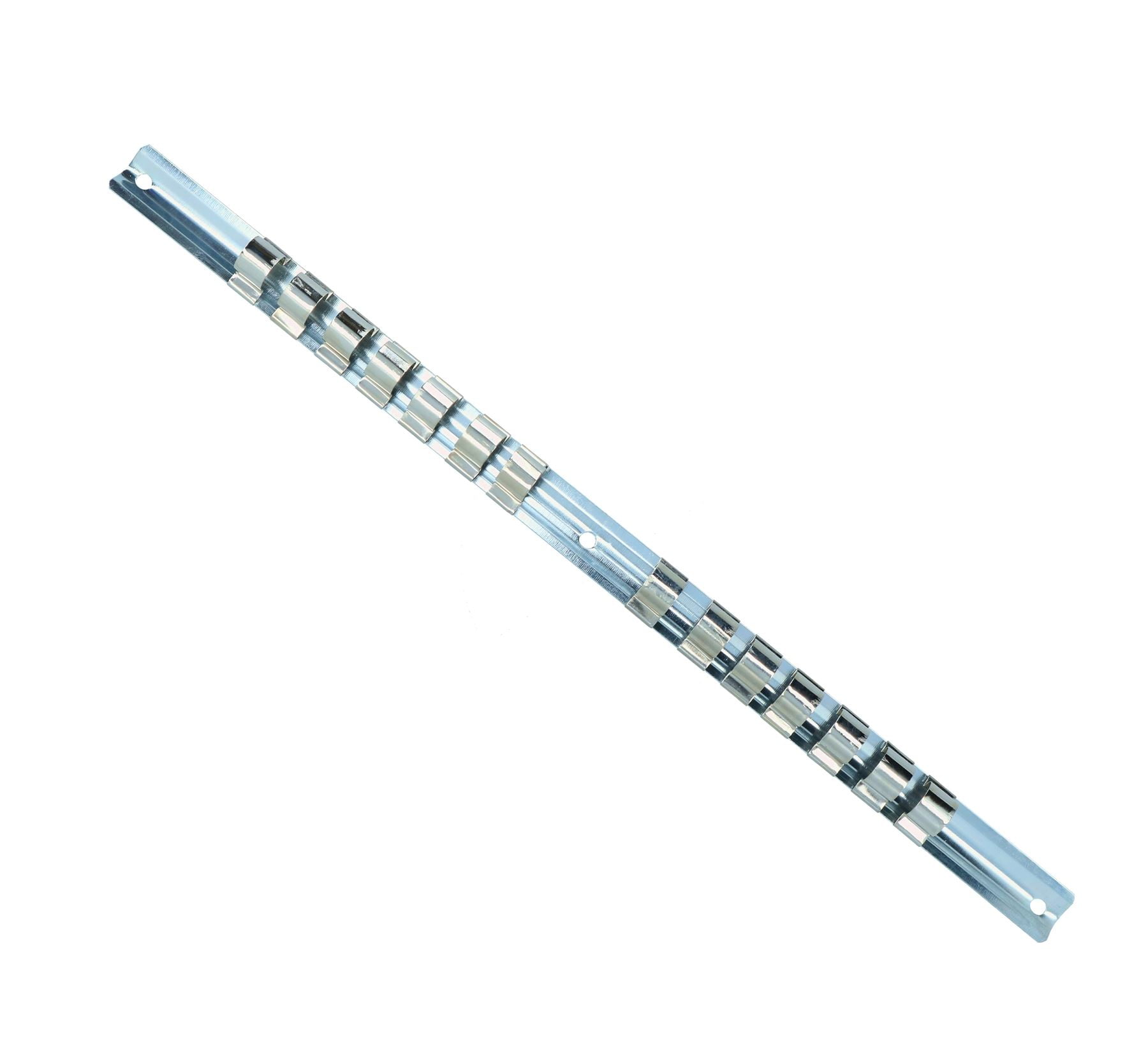 1/2" Drive Socket Rail Storage Holder Organiser Clips For 14 Sockets 1 ...