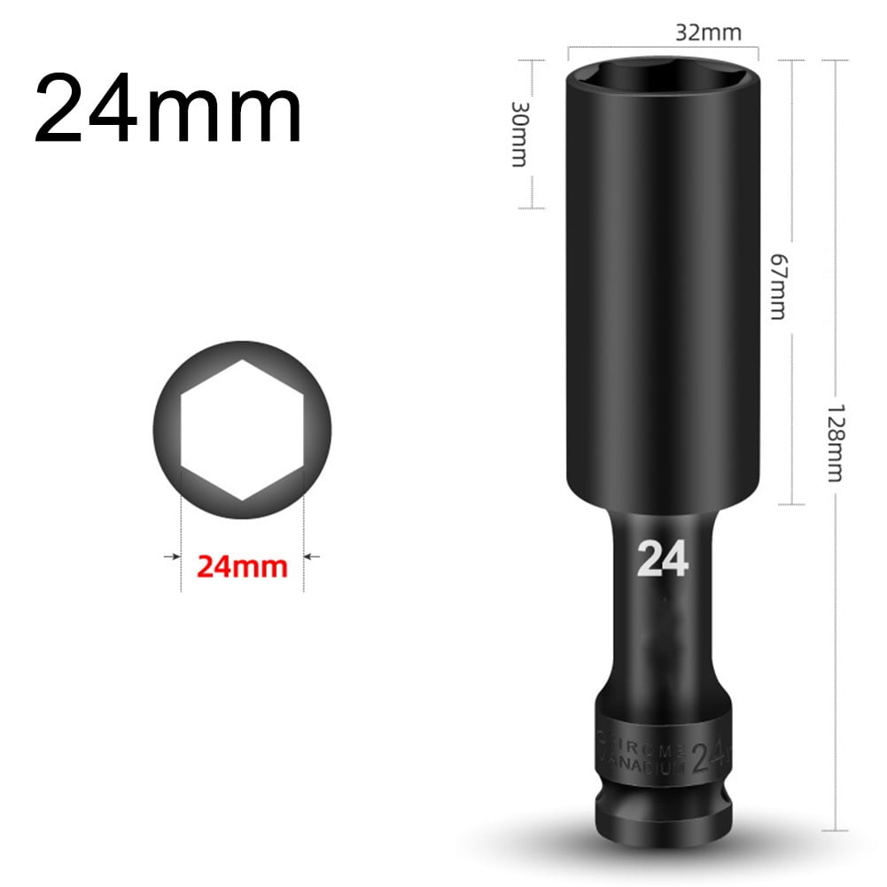 1/2 Drive Socket Wrench Hex Socket Head 8-24mm Adapter Spanner ...