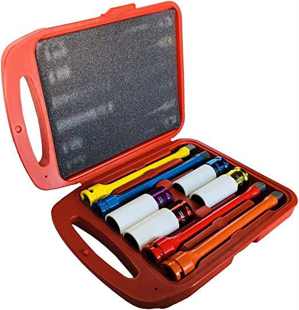 1/2" Drive Torque Color Coded Impact Extension Bar & Impact Sockets CR ...