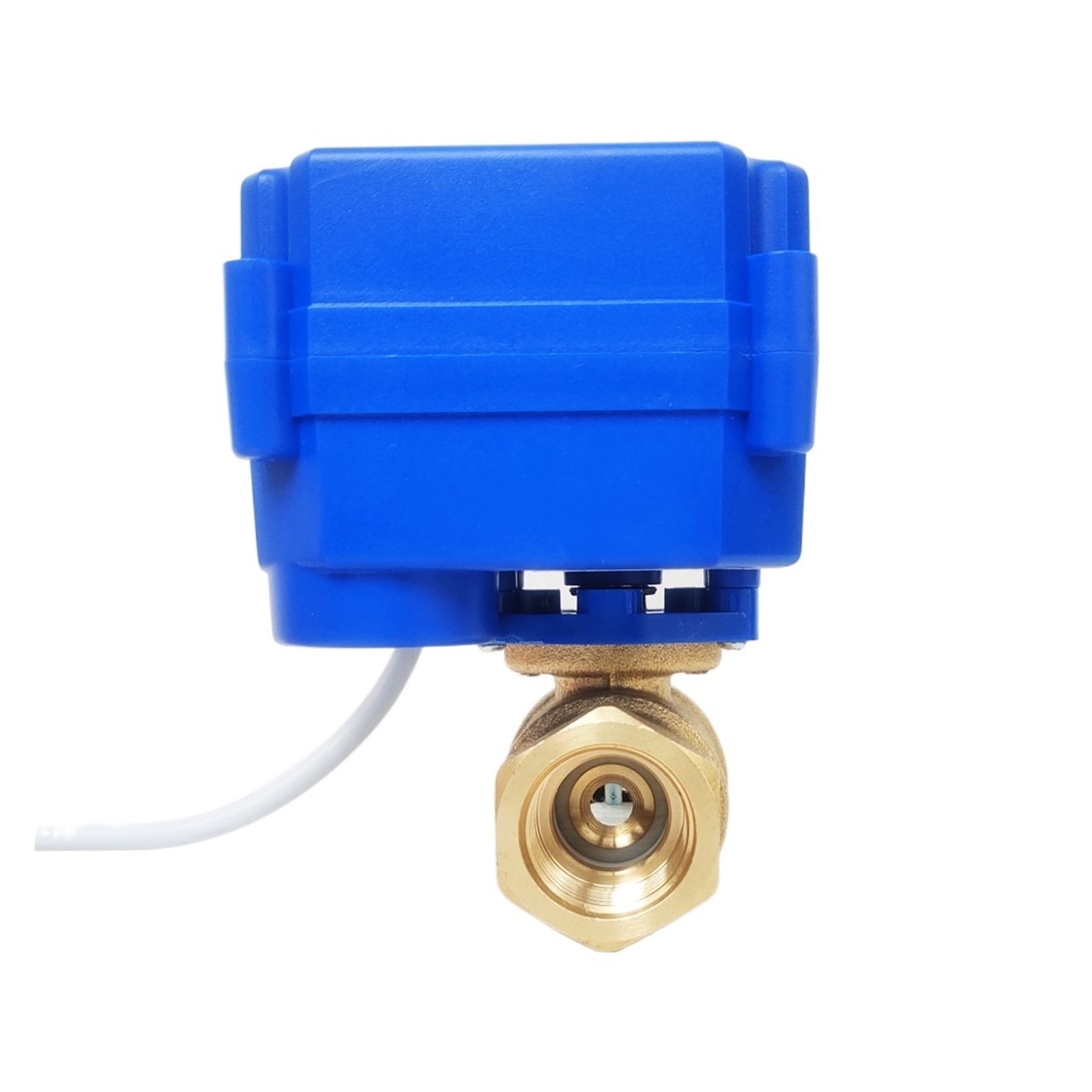 1/2" Electric Motor Valve Brass, DC12V Motorized Valve With 3 Wires ...